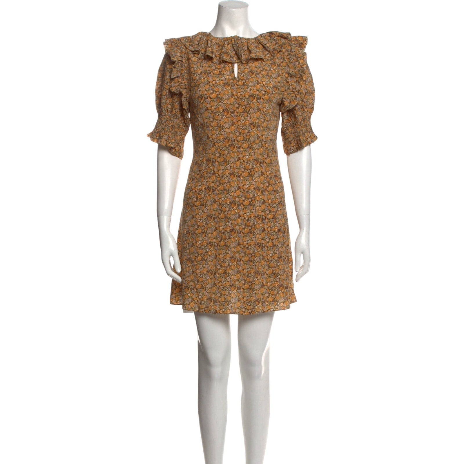 Dôen Orange Silk Mini Dress Size S – Croissant Warehouse